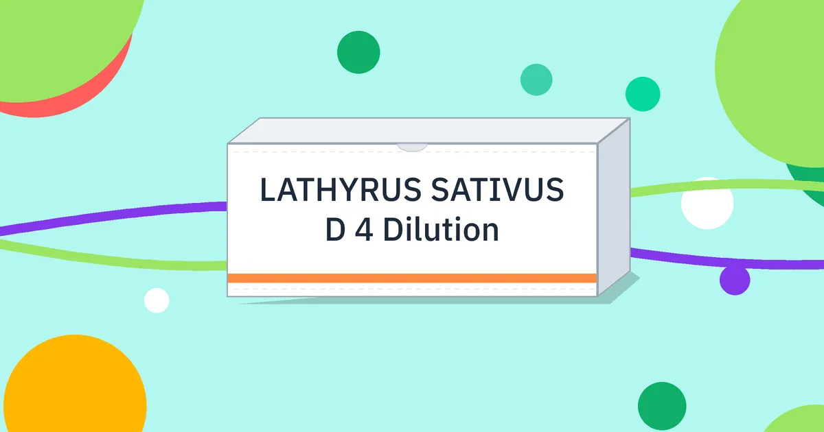 Symbolbild: Packung mit der Aufschrift LATHYRUS SATIVUS D 4 Dilution (PZN 04224073) – Verfügbarkeit und Bezug in Apotheken in Frankfurt am Main
