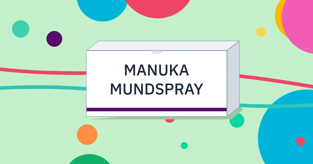 Symbolbild: Packung mit der Aufschrift MANUKA MUNDSPRAY (PZN 14140710) – Verfügbarkeit und Bezug in Apotheken in Frankfurt am Main