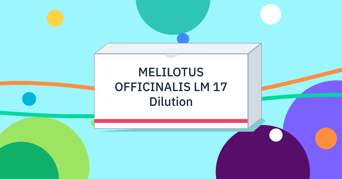 Symbolbild: Packung mit der Aufschrift MELILOTUS OFFICINALIS LM 17 Dilution (PZN 13602893) – Verfügbarkeit und Bezug in Apotheken in Frankfurt am Main