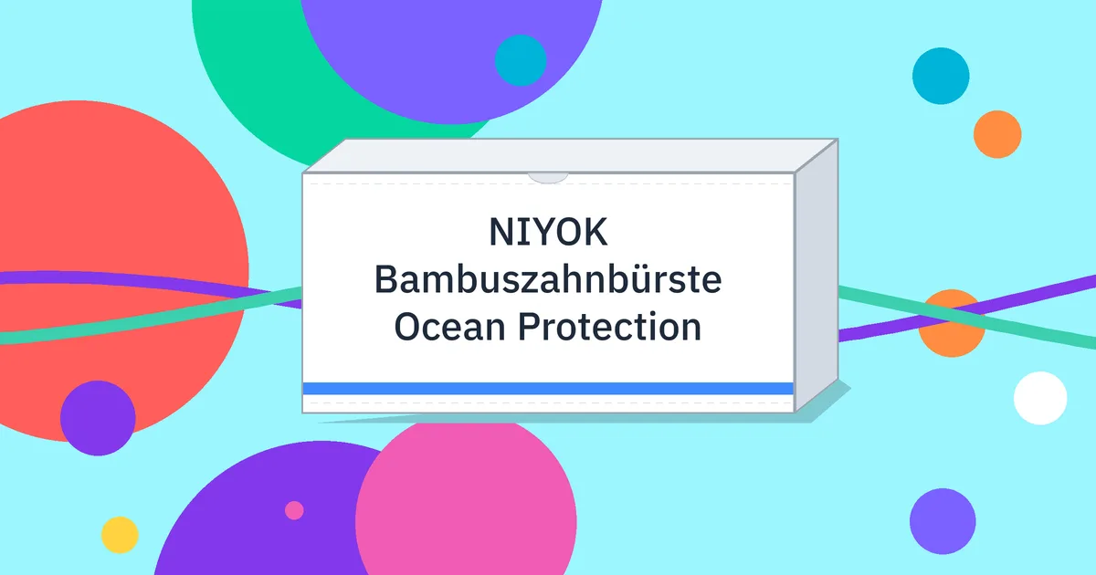Symbolbild: Packung mit der Aufschrift NIYOK Bambuszahnbürste Ocean Protection (PZN 18836377) – Verfügbarkeit und Bezug in Apotheken in Frankfurt am Main