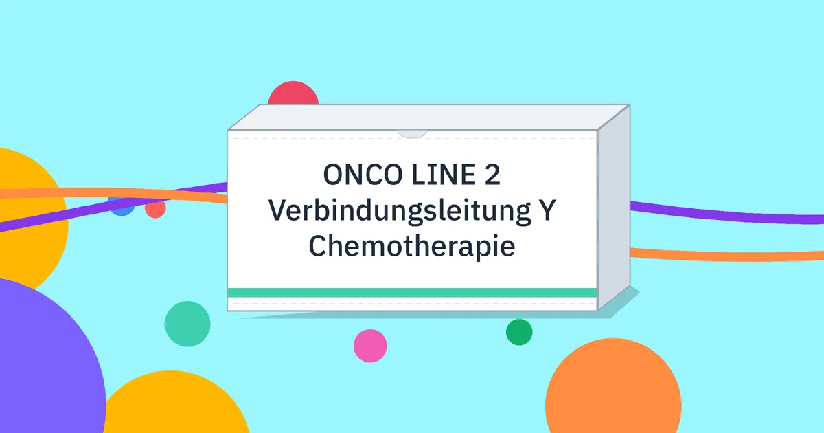 Symbolbild: Packung mit der Aufschrift ONCO LINE 2 Verbindungsleitung Y Chemotherapie (PZN 20003549) – Verfügbarkeit und Bezug in Apotheken in Frankfurt am Main