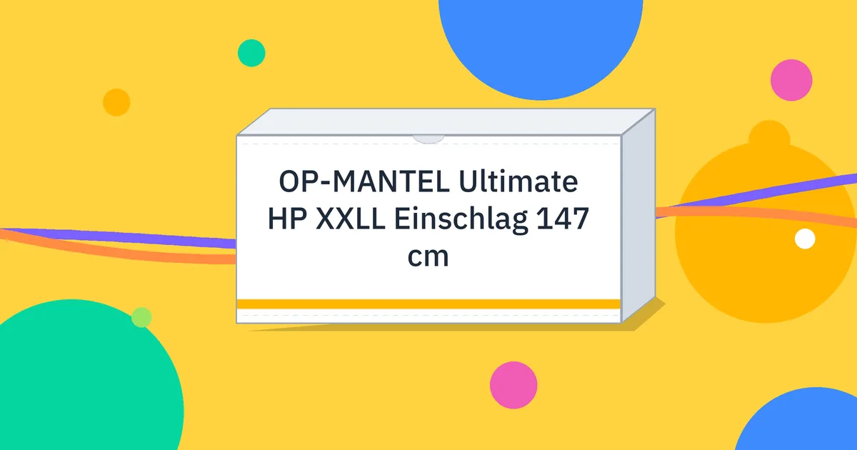 Symbolbild: Packung mit der Aufschrift OP-MANTEL Ultimate HP XXLL Einschlag 147 cm (PZN 04703342) – Verfügbarkeit und Bezug in Apotheken in Frankfurt am Main