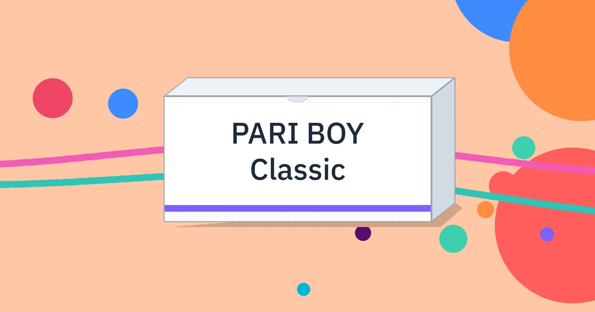 Symbolbild: Packung mit der Aufschrift PARI BOY Classic (PZN 13868409) – Verfügbarkeit und Bezug in Apotheken in Frankfurt am Main
