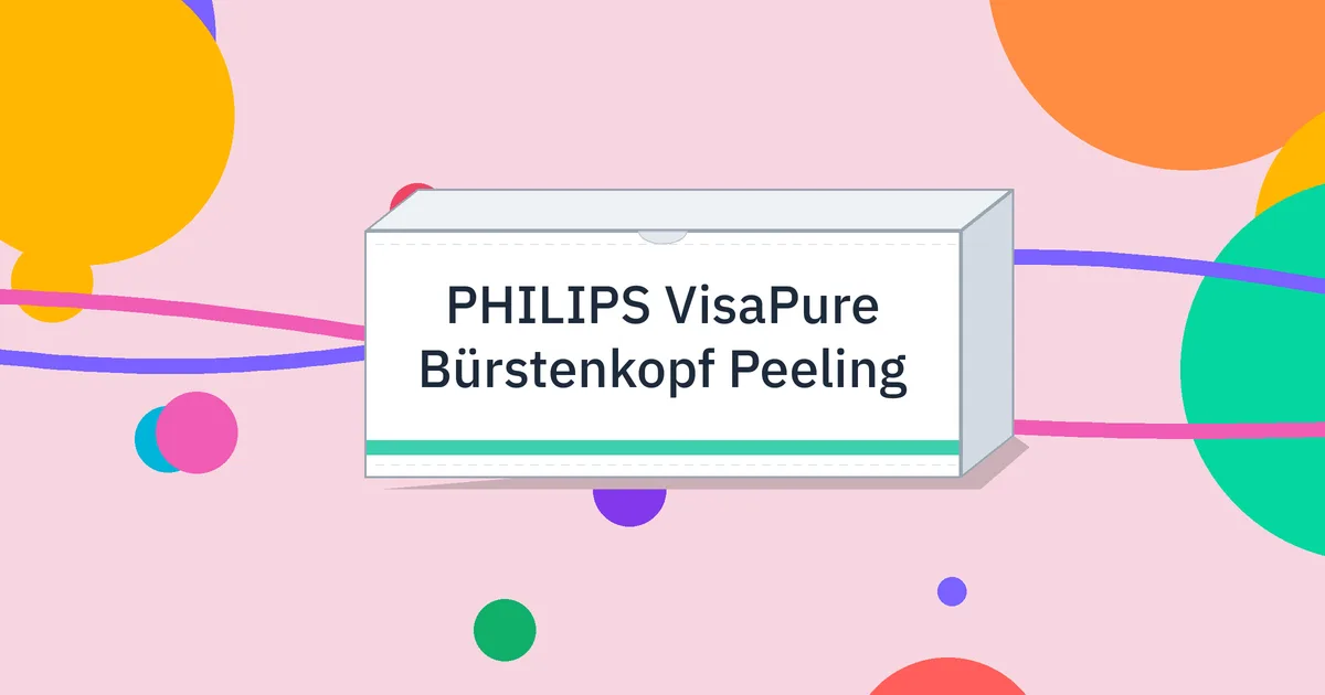 Symbolbild: Packung mit der Aufschrift PHILIPS VisaPure Bürstenkopf Peeling (PZN 10027566) – Verfügbarkeit und Bezug in Apotheken in Frankfurt am Main