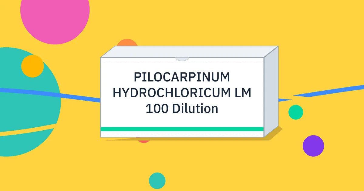 Symbolbild: Packung mit der Aufschrift PILOCARPINUM HYDROCHLORICUM LM 100 Dilution (PZN 13642355) – Verfügbarkeit und Bezug in Apotheken in Frankfurt am Main