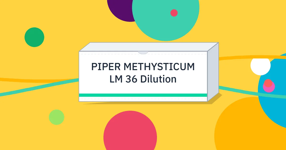 Symbolbild: Packung mit der Aufschrift PIPER METHYSTICUM LM 36 Dilution (PZN 13643656) – Verfügbarkeit und Bezug in Apotheken in Frankfurt am Main