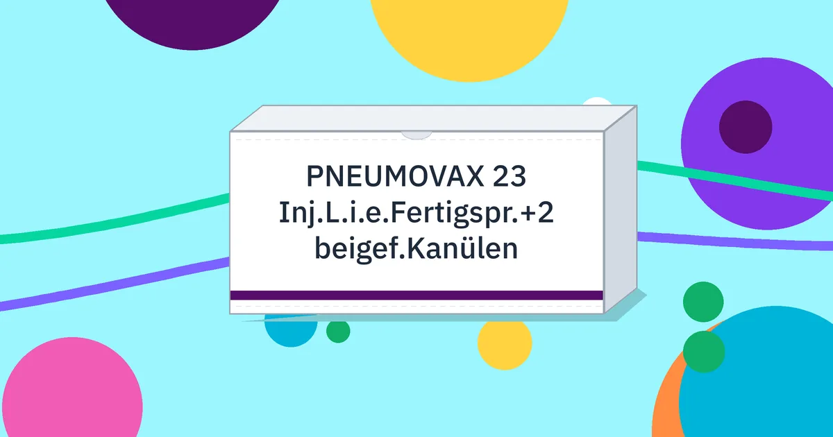 Symbolbild: Packung mit der Aufschrift PNEUMOVAX 23 Inj.L.i.e.Fertigspr.+2 beigef.Kanülen (PZN 10311310) – Verfügbarkeit und Bezug in Apotheken in Frankfurt am Main