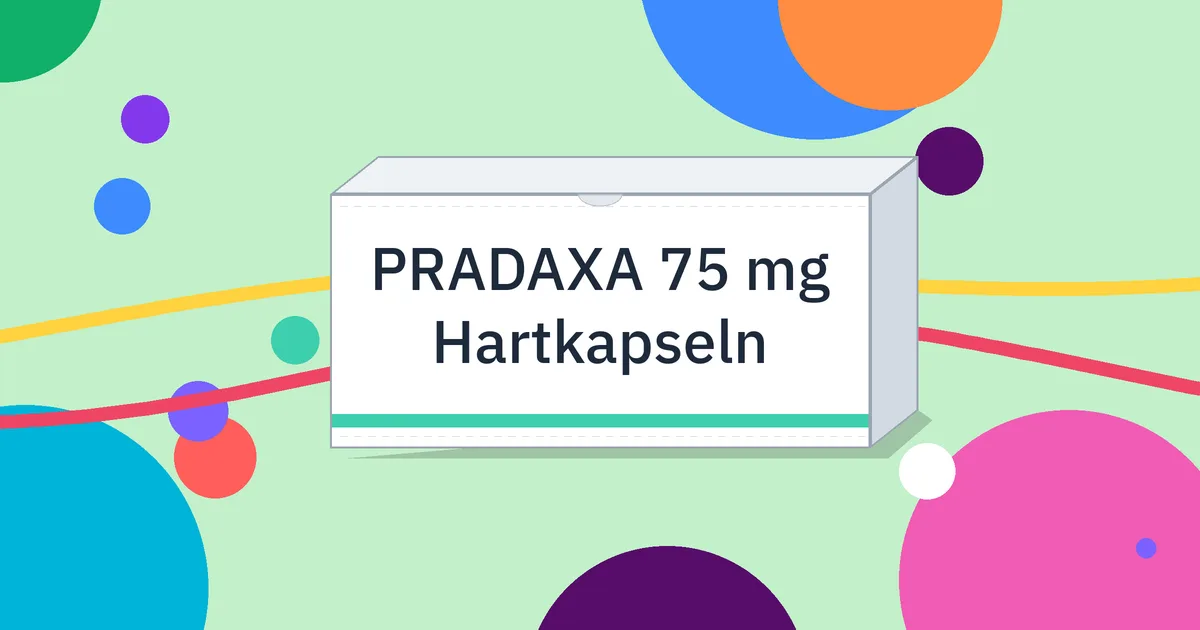 Symbolbild: Packung mit der Aufschrift PRADAXA 75 mg Hartkapseln (PZN 12607931) – Verfügbarkeit und Bezug in Apotheken in Frankfurt am Main