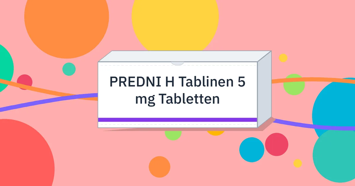 Symbolbild: Packung mit der Aufschrift PREDNI H Tablinen 5 mg Tabletten (PZN 00831675) – Verfügbarkeit und Bezug in Apotheken in Frankfurt am Main
