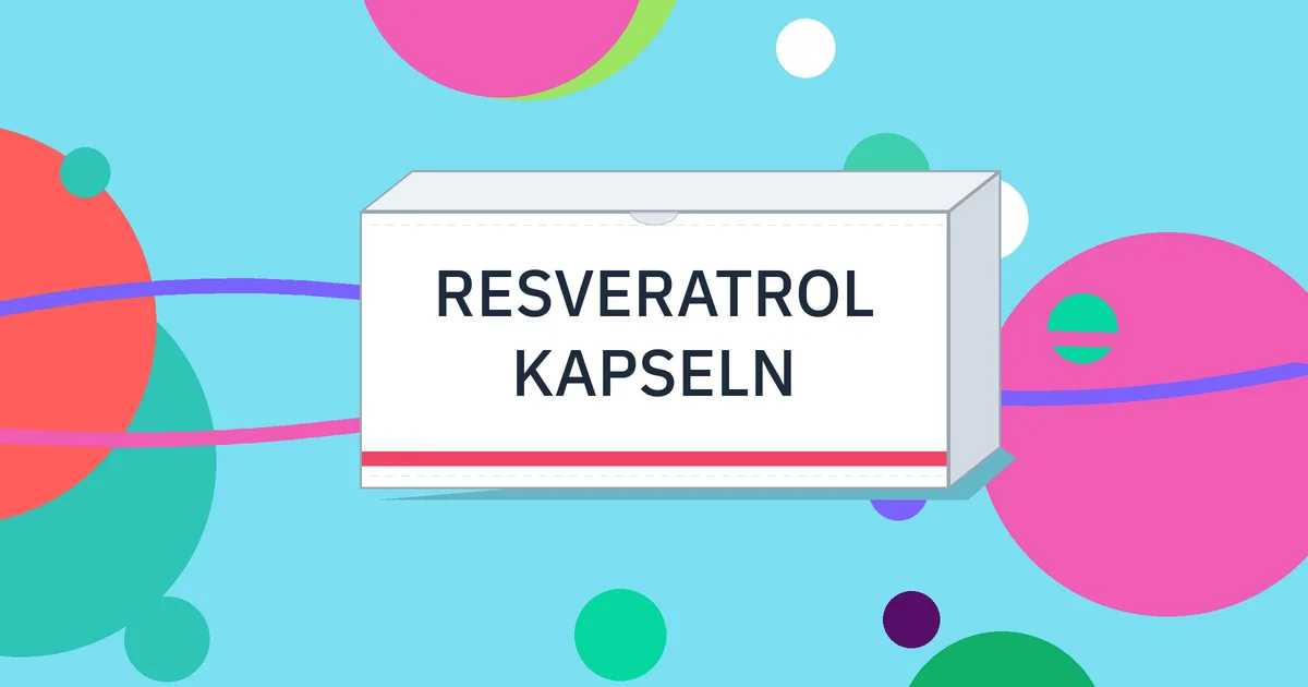 Symbolbild: Packung mit der Aufschrift RESVERATROL KAPSELN (PZN 03494184) – Verfügbarkeit und Bezug in Apotheken in Frankfurt am Main