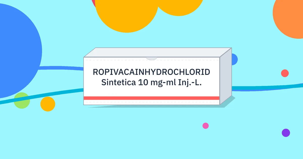 Symbolbild: Packung mit der Aufschrift ROPIVACAINHYDROCHLORID Sintetica 10 mg-ml Inj.-L. (PZN 10835881) – Verfügbarkeit und Bezug in Apotheken in Frankfurt am Main