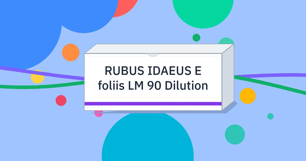 Symbolbild: Packung mit der Aufschrift RUBUS IDAEUS E foliis LM 90 Dilution (PZN 13682171) – Verfügbarkeit und Bezug in Apotheken in Frankfurt am Main