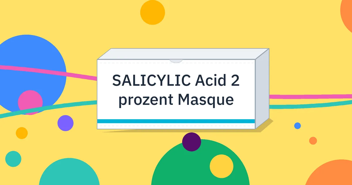 Symbolbild: Packung mit der Aufschrift SALICYLIC Acid 2 prozent Masque (PZN 18892944) – Verfügbarkeit und Bezug in Apotheken in Frankfurt am Main