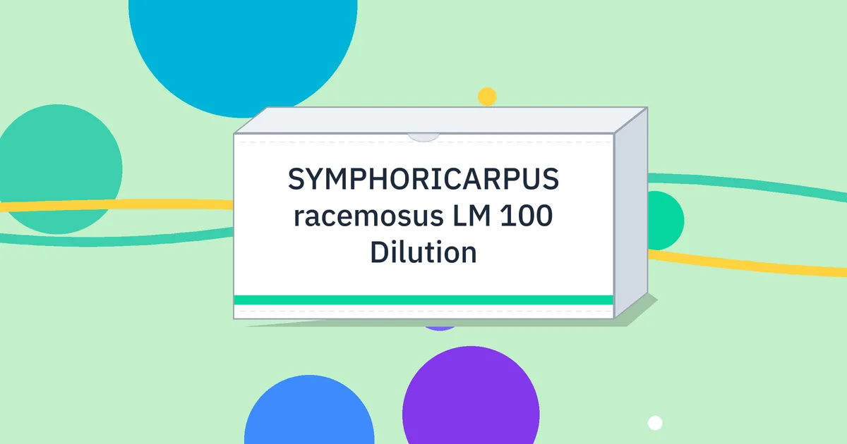 Symbolbild: Packung mit der Aufschrift SYMPHORICARPUS racemosus LM 100 Dilution (PZN 13211543) – Verfügbarkeit und Bezug in Apotheken in Frankfurt am Main