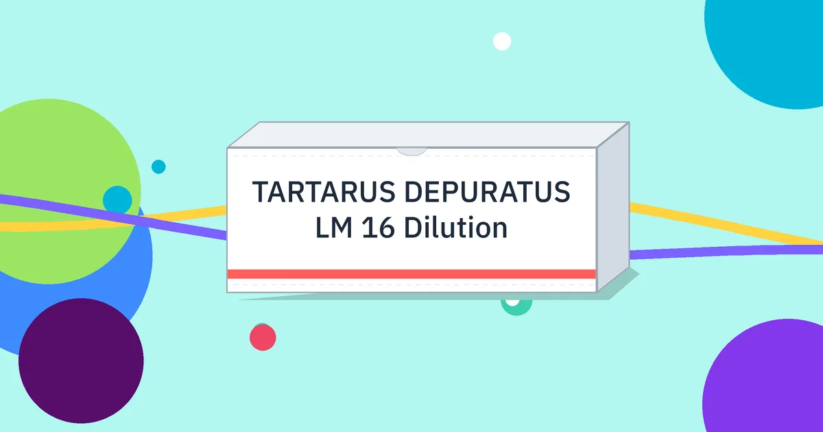 Symbolbild: Packung mit der Aufschrift TARTARUS DEPURATUS LM 16 Dilution (PZN 13688245) – Verfügbarkeit und Bezug in Apotheken in Frankfurt am Main