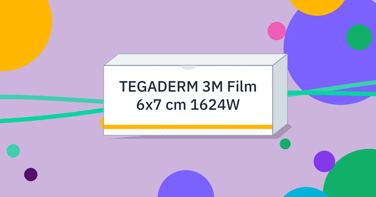 Symbolbild: Packung mit der Aufschrift TEGADERM 3M Film 6x7 cm 1624W (PZN 17970145) – Verfügbarkeit und Bezug in Apotheken in Frankfurt am Main