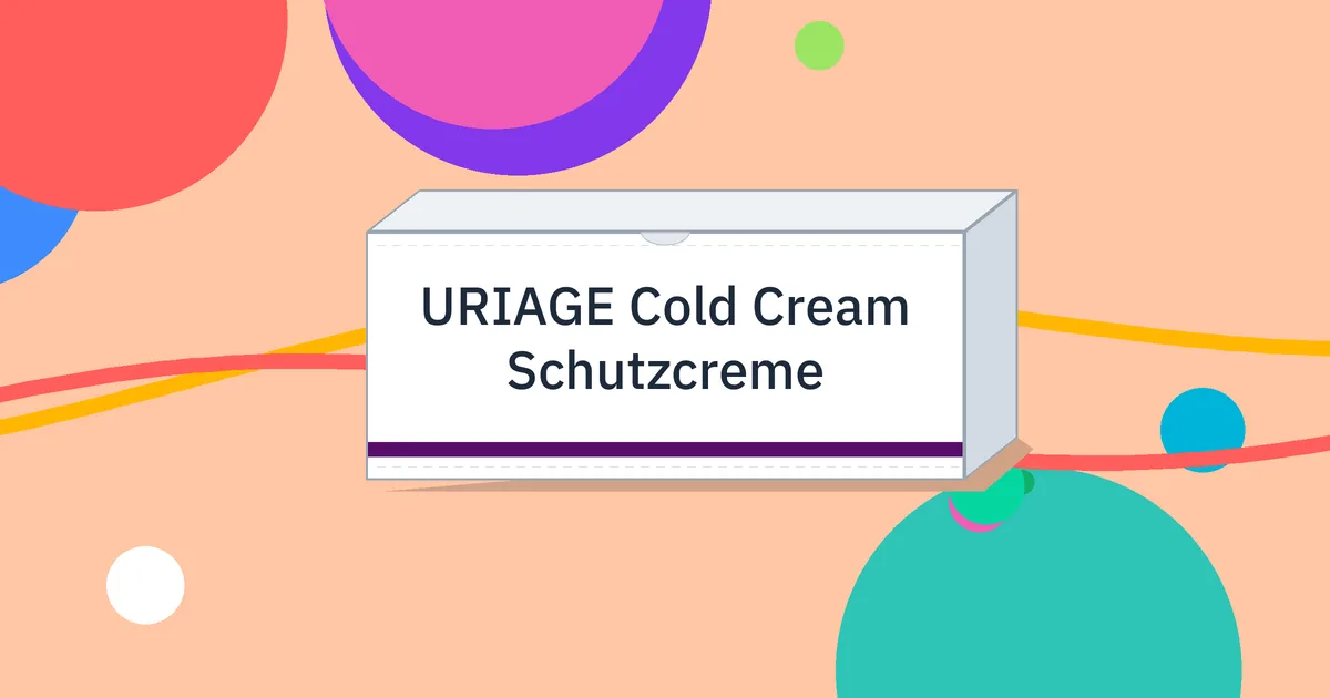 Symbolbild: Packung mit der Aufschrift URIAGE Cold Cream Schutzcreme (PZN 17181448) – Verfügbarkeit und Bezug in Apotheken in Frankfurt am Main