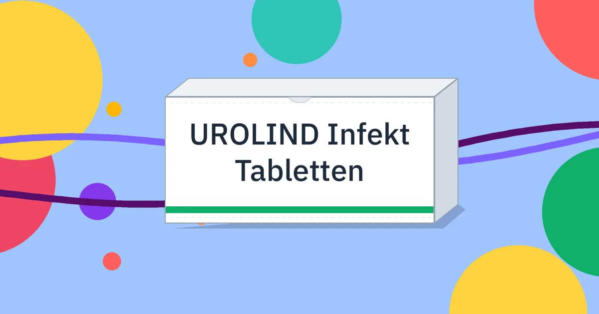 Symbolbild: Packung mit der Aufschrift UROLIND Infekt Tabletten (PZN 20202421) – Verfügbarkeit und Bezug in Apotheken in Frankfurt am Main