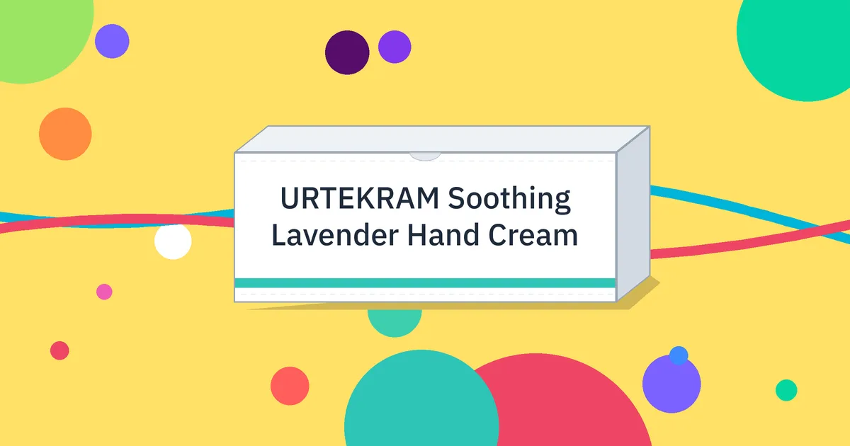 Symbolbild: Packung mit der Aufschrift URTEKRAM Soothing Lavender Hand Cream (PZN 19478218) – Verfügbarkeit und Bezug in Apotheken in Frankfurt am Main