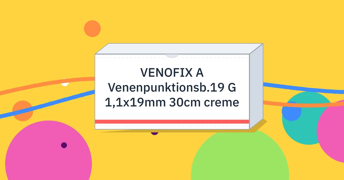 Symbolbild: Packung mit der Aufschrift VENOFIX A Venenpunktionsb.19 G 1,1x19mm 30cm creme (PZN 03256220) – Verfügbarkeit und Bezug in Apotheken in Frankfurt am Main