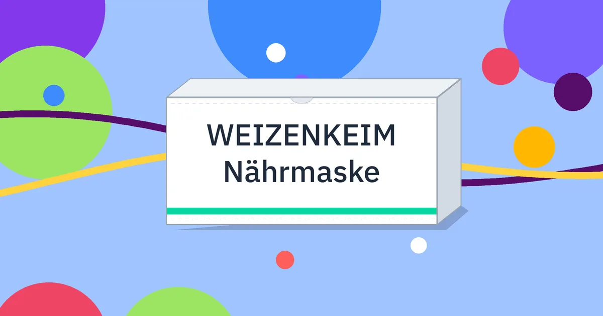 Symbolbild: Packung mit der Aufschrift WEIZENKEIM Nährmaske (PZN 07521067) – Verfügbarkeit und Bezug in Apotheken in Frankfurt am Main
