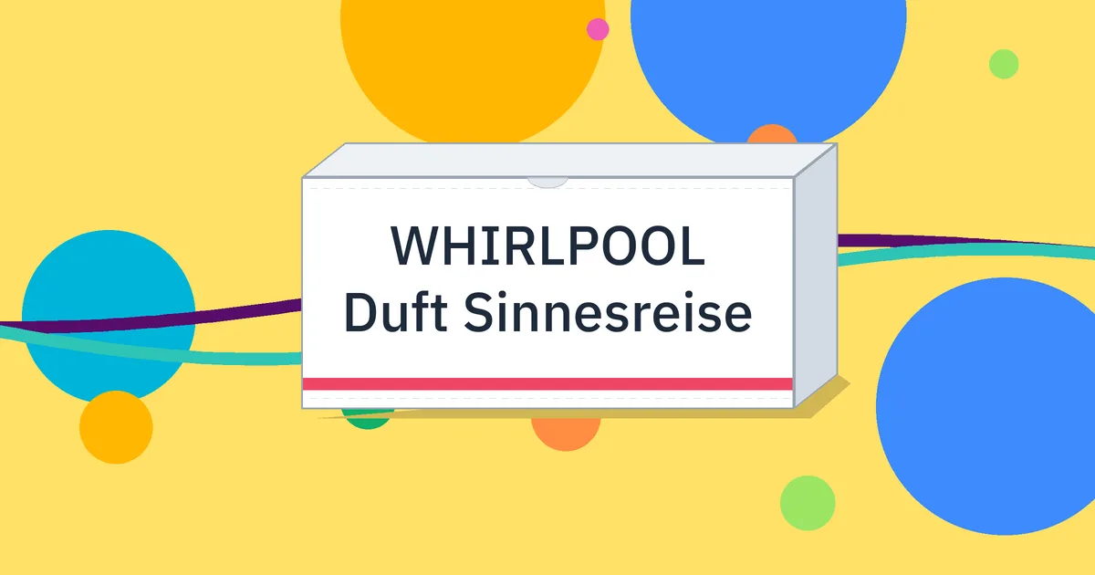 Symbolbild: Packung mit der Aufschrift WHIRLPOOL Duft Sinnesreise (PZN 18328735) – Verfügbarkeit und Bezug in Apotheken in Frankfurt am Main