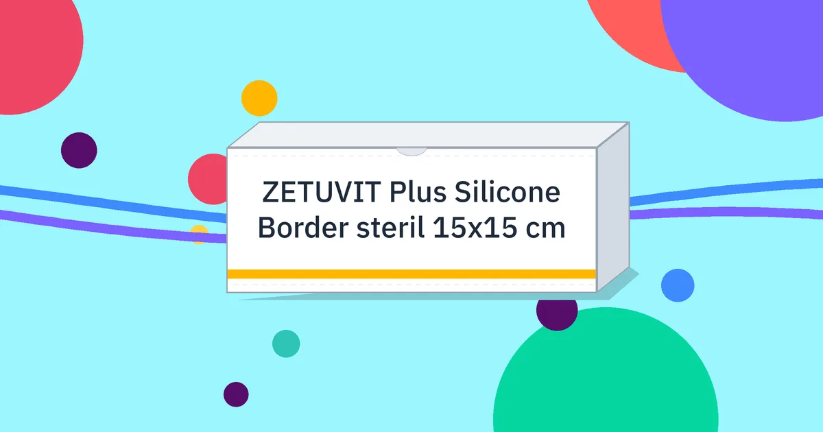 Symbolbild: Packung mit der Aufschrift ZETUVIT Plus Silicone Border steril 15x15 cm (PZN 20611740) – Verfügbarkeit und Bezug in Apotheken in Frankfurt am Main