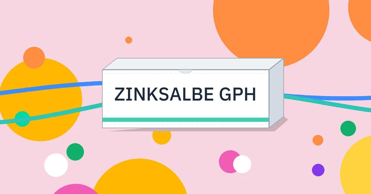 Symbolbild: Packung mit der Aufschrift ZINKSALBE GPH (PZN 01835563) – Verfügbarkeit und Bezug in Apotheken in Frankfurt am Main