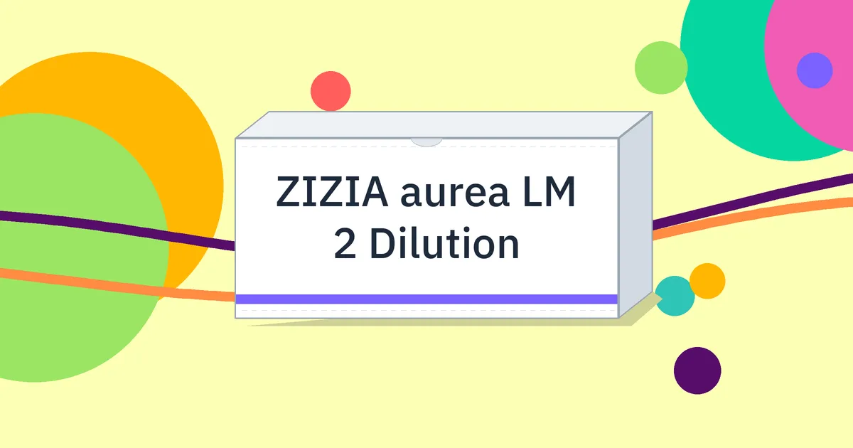 Symbolbild: Packung mit der Aufschrift ZIZIA aurea LM 2 Dilution (PZN 13303328) – Verfügbarkeit und Bezug in Apotheken in Frankfurt am Main