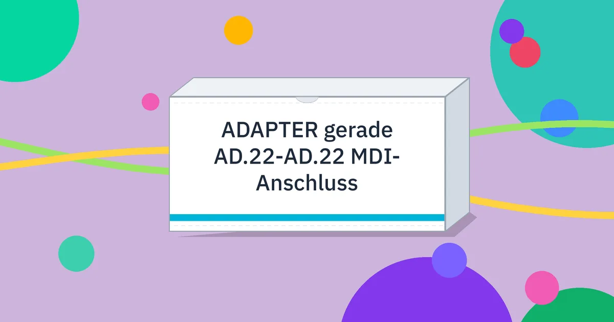 Symbolbild: Packung mit der Aufschrift ADAPTER gerade AD.22-AD.22 MDI-Anschluss (PZN 16788088) – Verfügbarkeit und Bezug in Apotheken in Frankfurt am Main