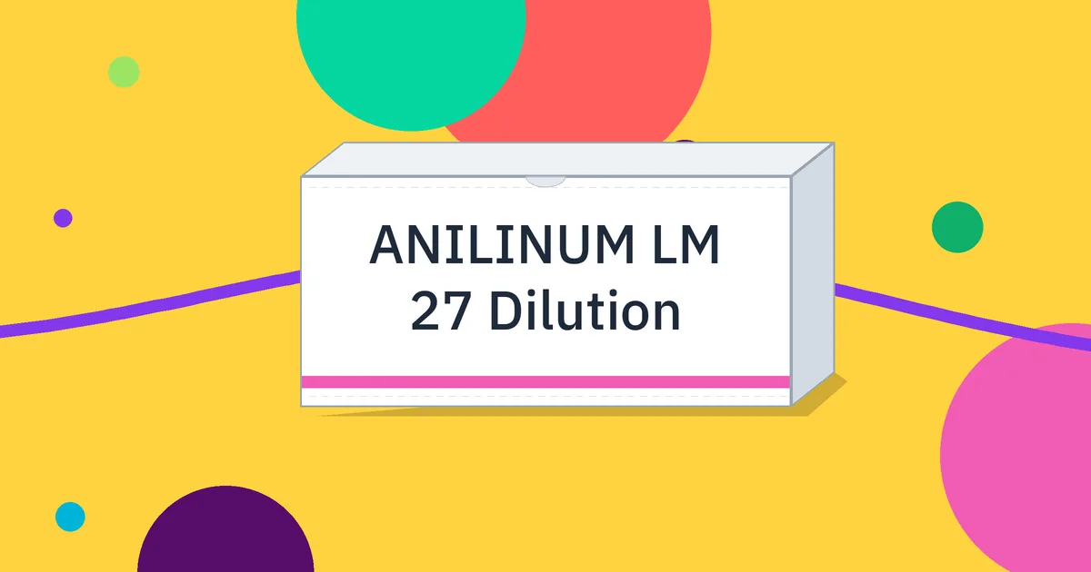 Symbolbild: Packung mit der Aufschrift ANILINUM LM 27 Dilution (PZN 12762560) – Verfügbarkeit und Bezug in Apotheken in Frankfurt am Main