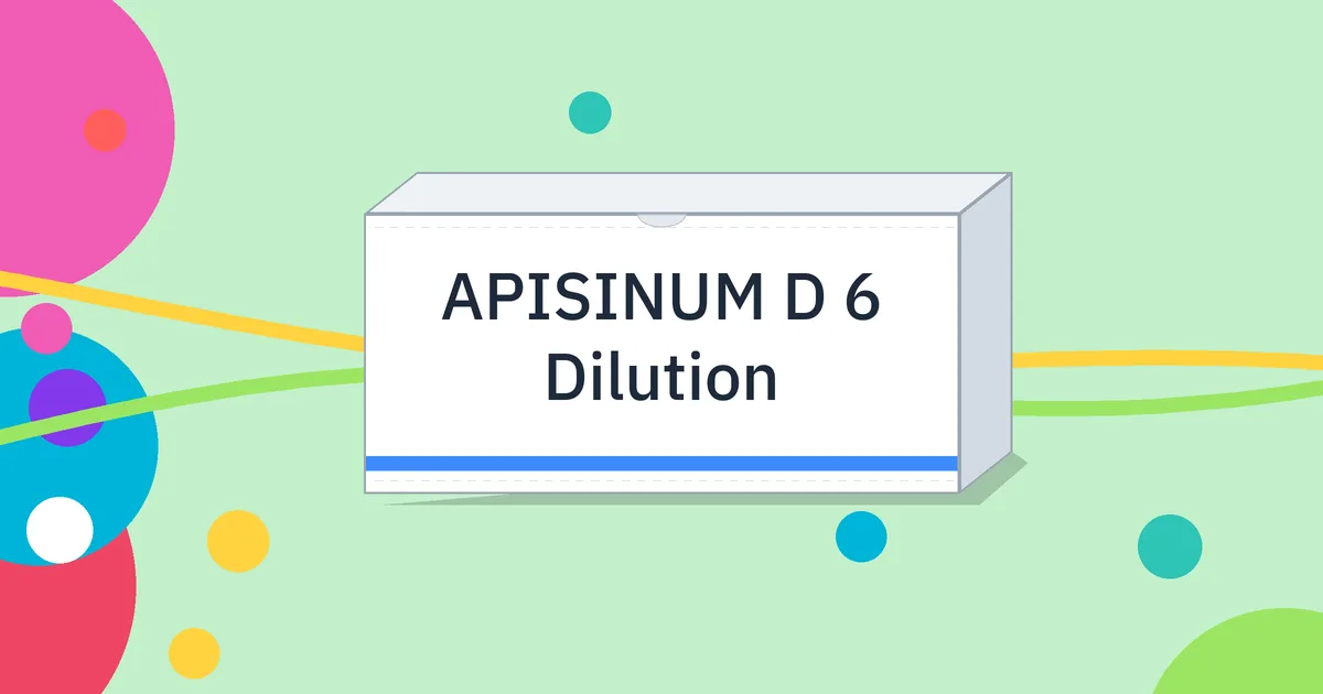 Symbolbild: Packung mit der Aufschrift APISINUM D 6 Dilution (PZN 07159264) – Verfügbarkeit und Bezug in Apotheken in Frankfurt am Main