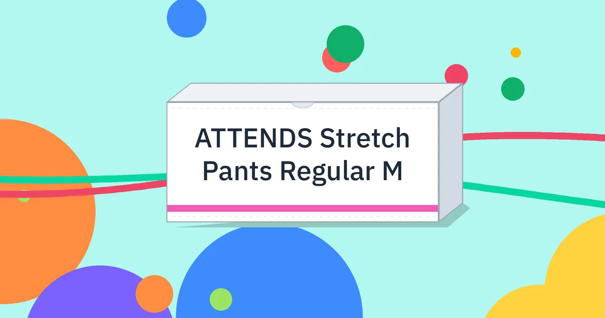 Symbolbild: Packung mit der Aufschrift ATTENDS Stretch Pants Regular M (PZN 07564378) – Verfügbarkeit und Bezug in Apotheken in Frankfurt am Main