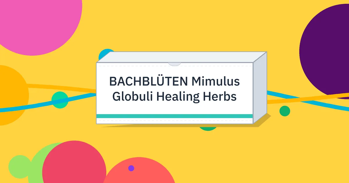 Symbolbild: Packung mit der Aufschrift BACHBLÜTEN Mimulus Globuli Healing Herbs (PZN 07366000) – Verfügbarkeit und Bezug in Apotheken in Frankfurt am Main