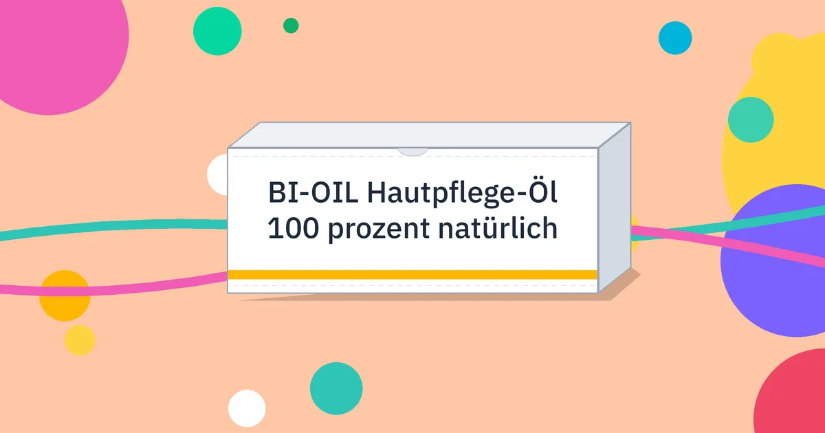 Symbolbild: Packung mit der Aufschrift BI-OIL Hautpflege-Öl 100 prozent natürlich (PZN 17283752) – Verfügbarkeit und Bezug in Apotheken in Frankfurt am Main