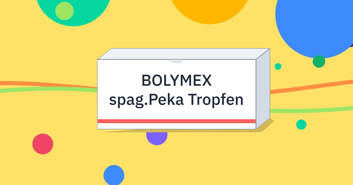 Symbolbild: Packung mit der Aufschrift BOLYMEX spag.Peka Tropfen (PZN 01989214) – Verfügbarkeit und Bezug in Apotheken in Frankfurt am Main