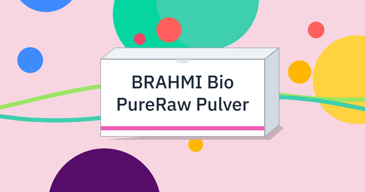 Symbolbild: Packung mit der Aufschrift BRAHMI Bio PureRaw Pulver (PZN 16805912) – Verfügbarkeit und Bezug in Apotheken in Frankfurt am Main