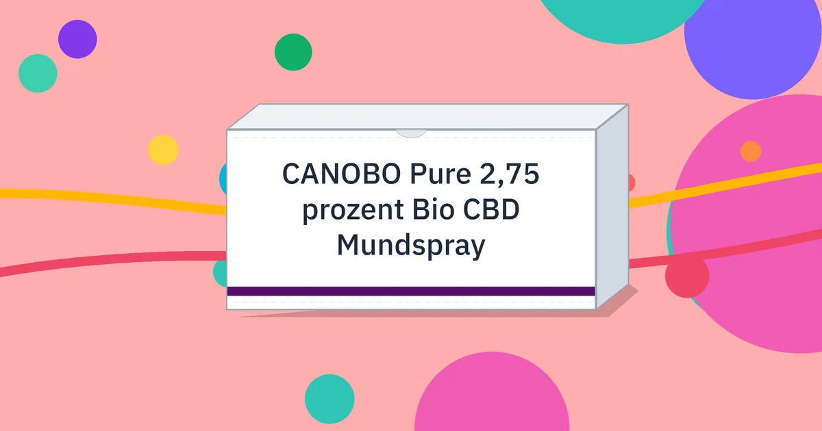Symbolbild: Packung mit der Aufschrift CANOBO Pure 2,75 prozent Bio CBD Mundspray (PZN 17261070) – Verfügbarkeit und Bezug in Apotheken in Frankfurt am Main