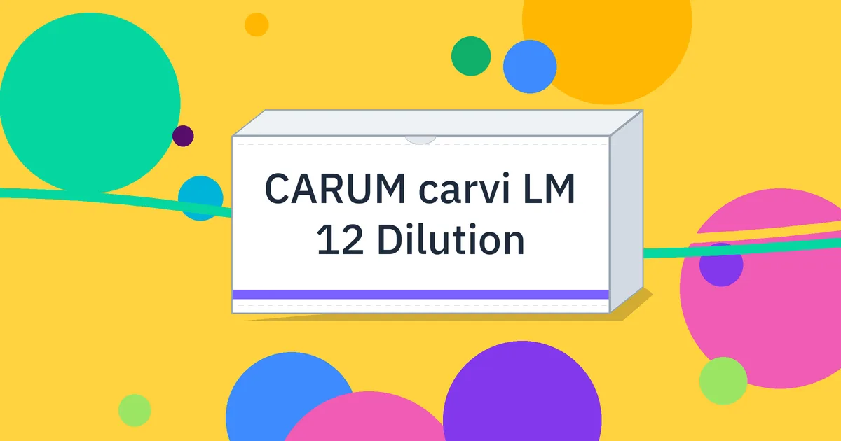 Symbolbild: Packung mit der Aufschrift CARUM carvi LM 12 Dilution (PZN 12811198) – Verfügbarkeit und Bezug in Apotheken in Frankfurt am Main