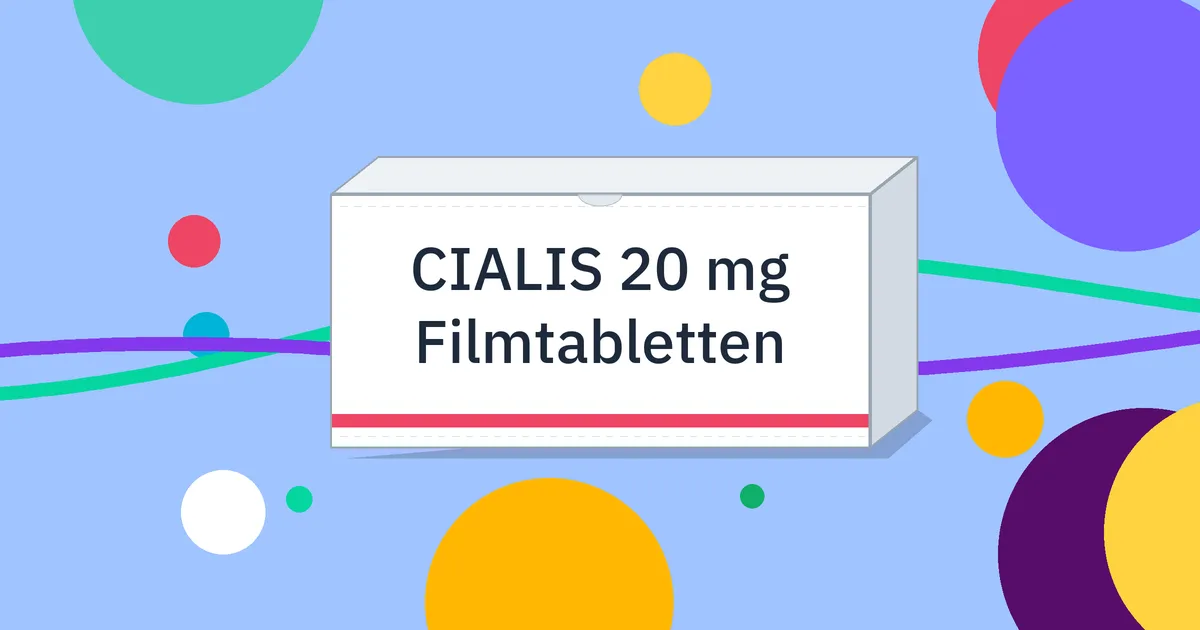 Symbolbild: Packung mit der Aufschrift CIALIS 20 mg Filmtabletten (PZN 01533595) – Verfügbarkeit und Bezug in Apotheken in Frankfurt am Main