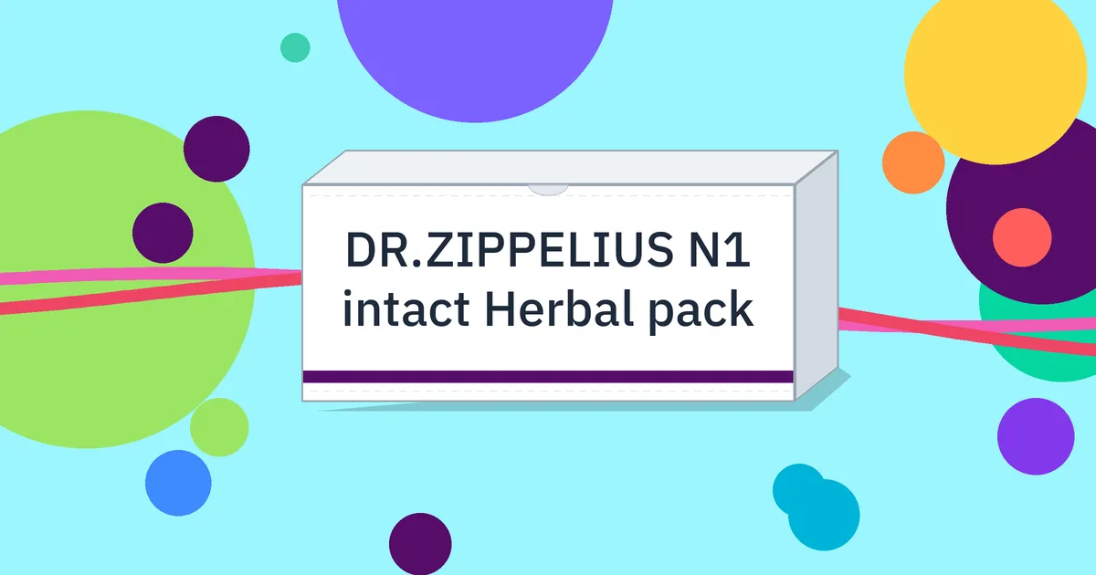 Symbolbild: Packung mit der Aufschrift DR.ZIPPELIUS N1 intact Herbal pack (PZN 09292381) – Verfügbarkeit und Bezug in Apotheken in Frankfurt am Main