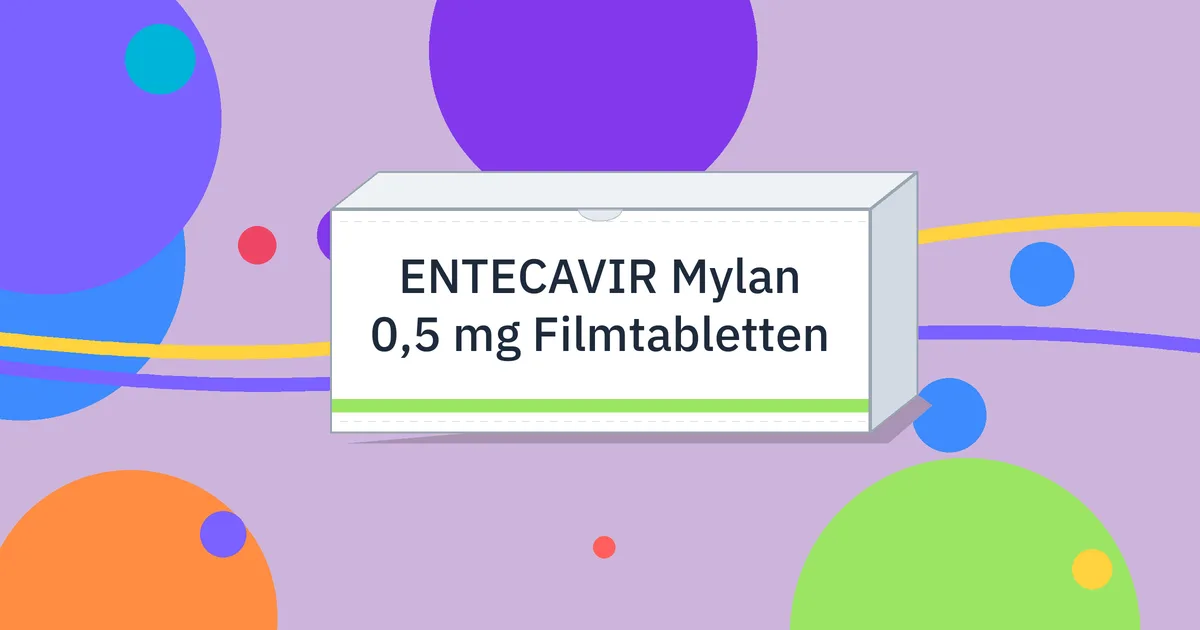 Symbolbild: Packung mit der Aufschrift ENTECAVIR Mylan 0,5 mg Filmtabletten (PZN 18190739) – Verfügbarkeit und Bezug in Apotheken in Frankfurt am Main