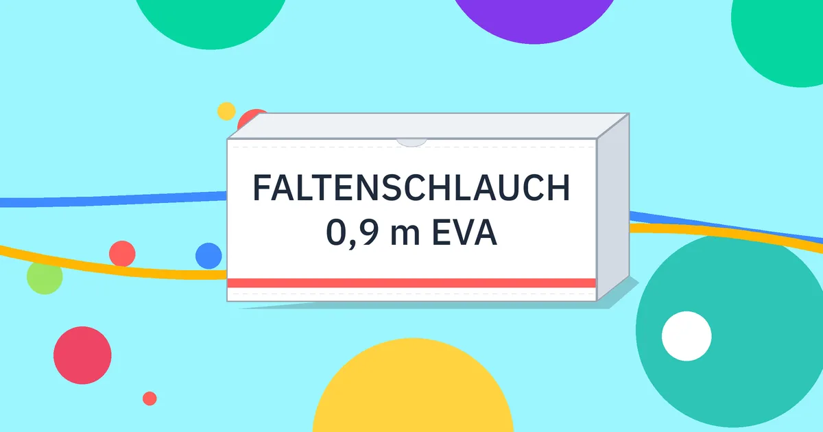 Symbolbild: Packung mit der Aufschrift FALTENSCHLAUCH 0,9 m EVA (PZN 02829725) – Verfügbarkeit und Bezug in Apotheken in Frankfurt am Main