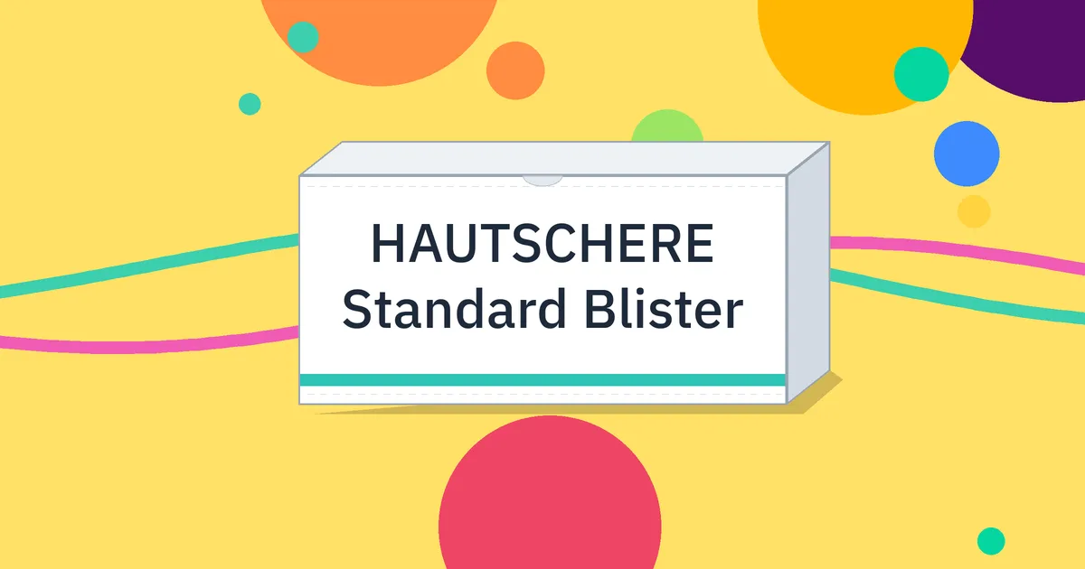 Symbolbild: Packung mit der Aufschrift HAUTSCHERE Standard Blister (PZN 01569529) – Verfügbarkeit und Bezug in Apotheken in Frankfurt am Main