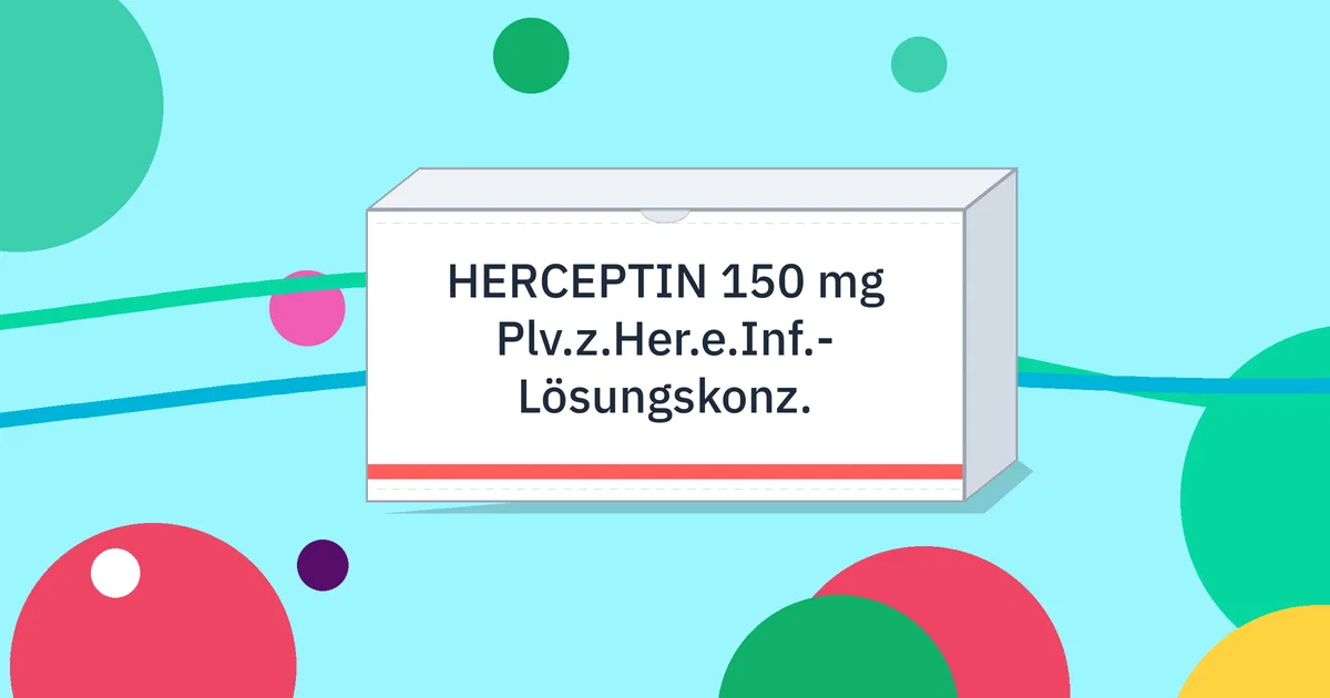 Symbolbild: Packung mit der Aufschrift HERCEPTIN 150 mg Plv.z.Her.e.Inf.-Lösungskonz. (PZN 06454446) – Verfügbarkeit und Bezug in Apotheken in Frankfurt am Main
