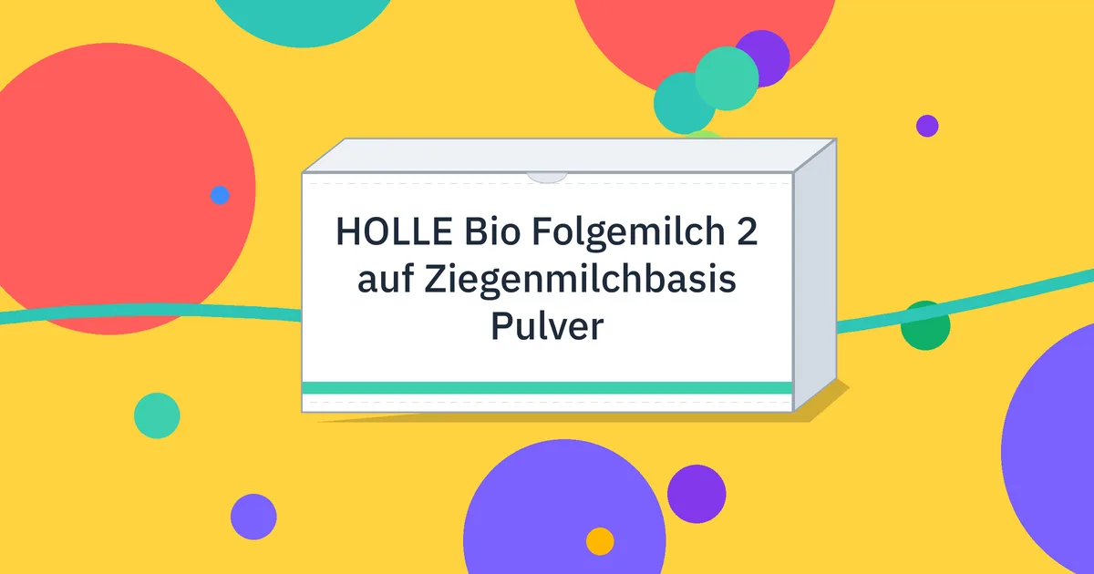 Symbolbild: Packung mit der Aufschrift HOLLE Bio Folgemilch 2 auf Ziegenmilchbasis Pulver (PZN 10552485) – Verfügbarkeit und Bezug in Apotheken in Frankfurt am Main