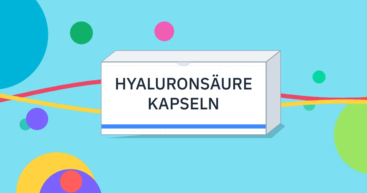 Symbolbild: Packung mit der Aufschrift HYALURONSÄURE KAPSELN (PZN 05516777) – Verfügbarkeit und Bezug in Apotheken in Frankfurt am Main