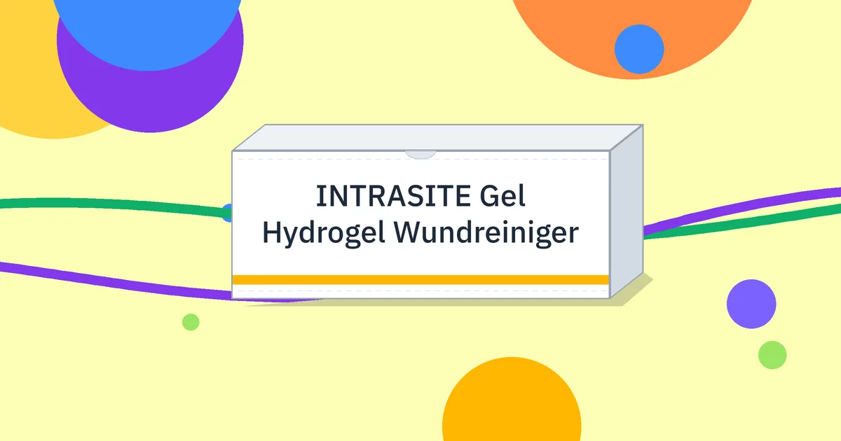 Symbolbild: Packung mit der Aufschrift INTRASITE Gel Hydrogel Wundreiniger (PZN 17452077) – Verfügbarkeit und Bezug in Apotheken in Frankfurt am Main