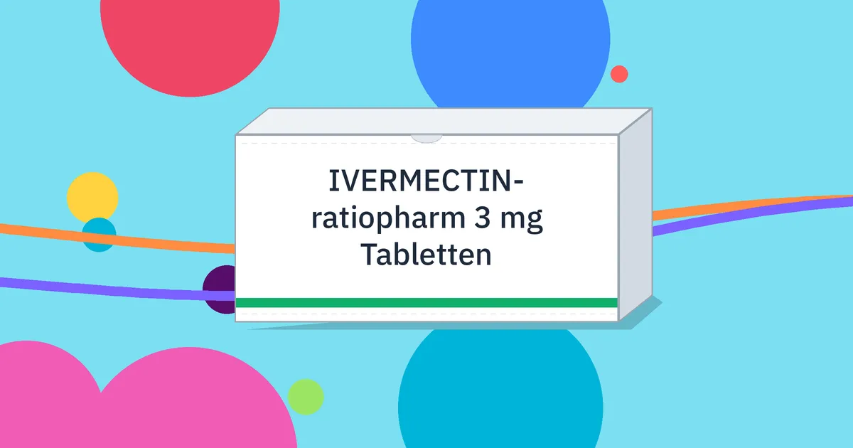 Symbolbild: Packung mit der Aufschrift IVERMECTIN-ratiopharm 3 mg Tabletten (PZN 18391828) – Verfügbarkeit und Bezug in Apotheken in Frankfurt am Main