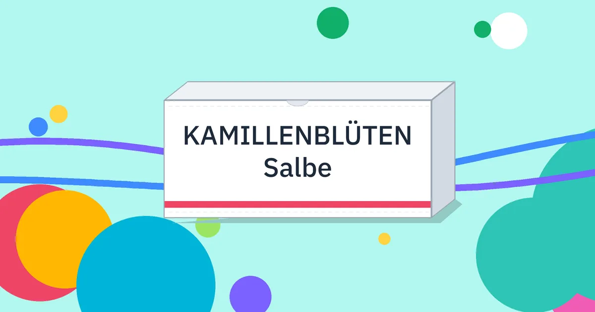 Symbolbild: Packung mit der Aufschrift KAMILLENBLÜTEN Salbe (PZN 18396116) – Verfügbarkeit und Bezug in Apotheken in Frankfurt am Main